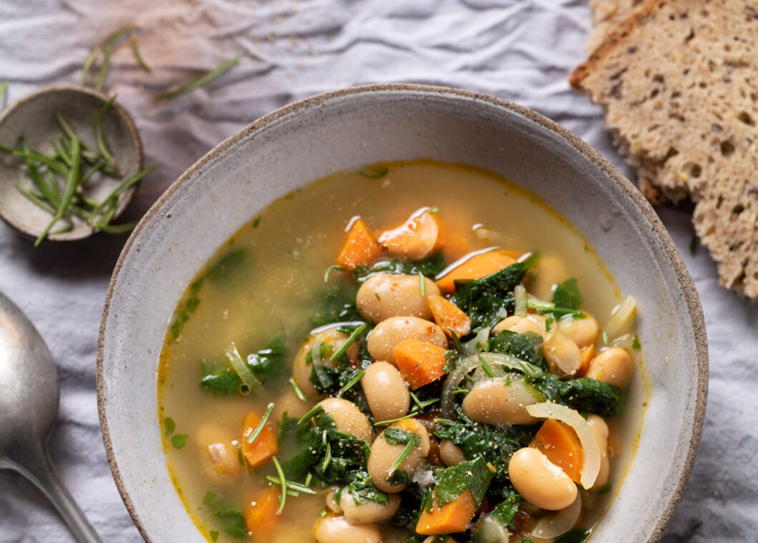 weiße Bohnensuppe (vegetarisch) - stoffwechsel-turbo | Stoffwechsel Turbo
